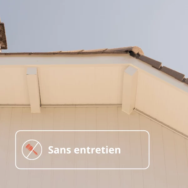 Lambris PVC | Habillage de sous-toiture et plafonds extérieurs